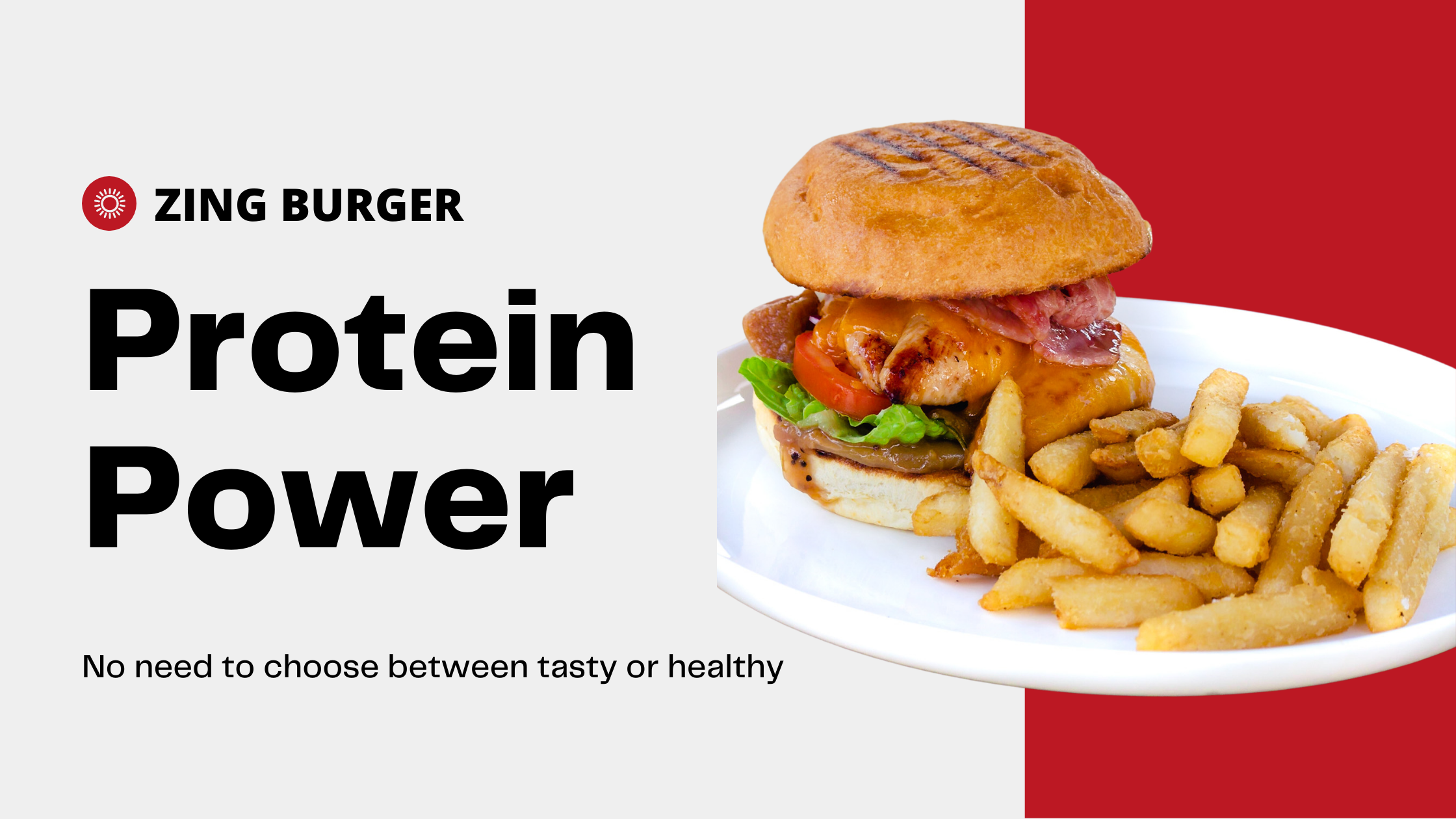 Zing’s New Protein Power Burger – International Zing Burger